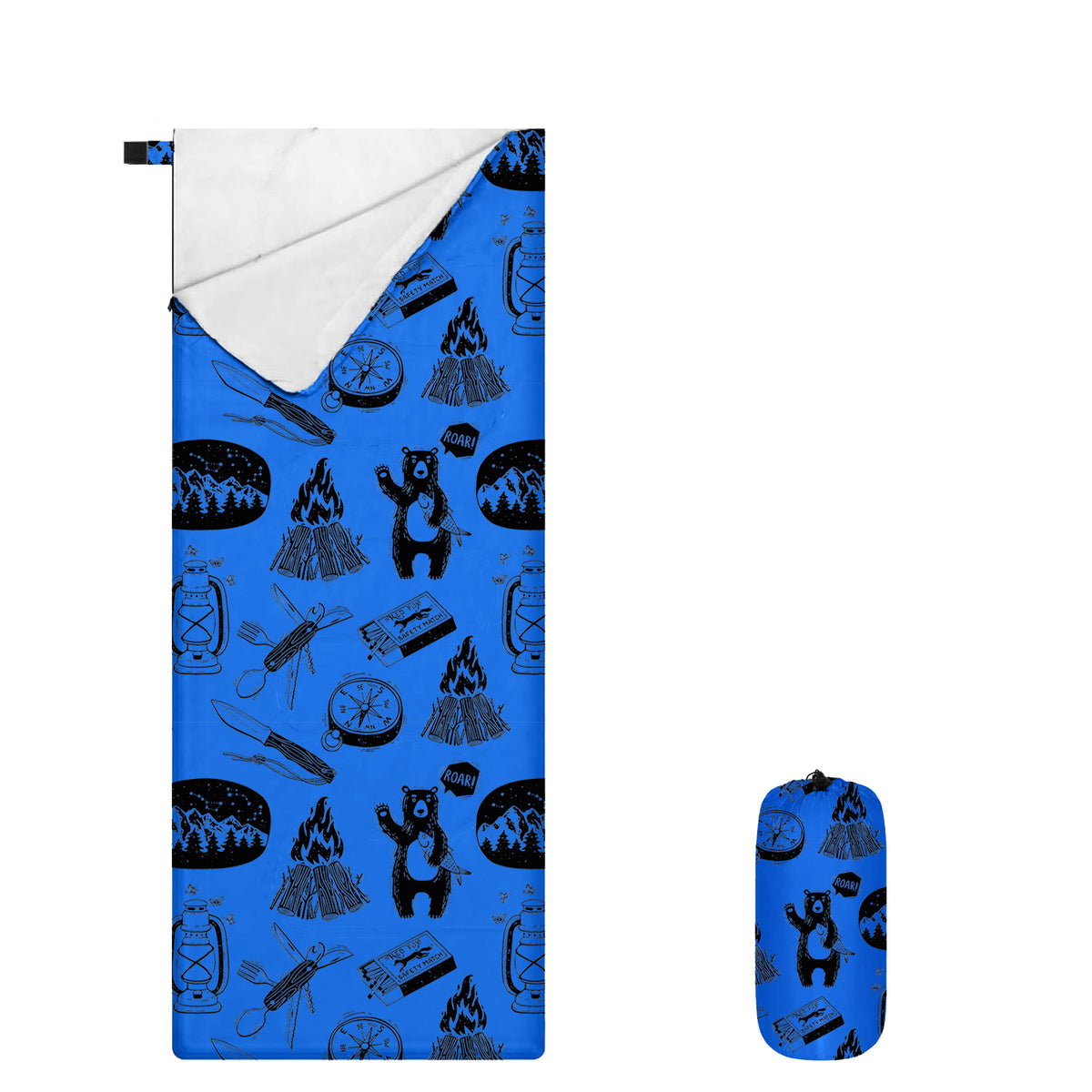 KidzAdventure Ultralight 3 season Kids Sleeping Bag - Adventure theme ...